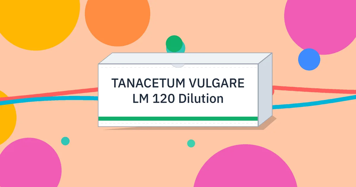 Symbolbild: Packung mit der Aufschrift TANACETUM VULGARE LM 120 Dilution (PZN 13213364) – Verfügbarkeit und Bezug in Apotheken in Frankfurt am Main