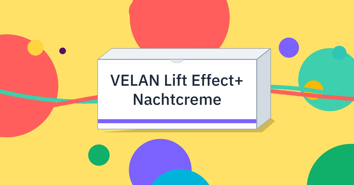 Symbolbild: Packung mit der Aufschrift VELAN Lift Effect+ Nachtcreme (PZN 16400670) – Verfügbarkeit und Bezug in Apotheken in Frankfurt am Main