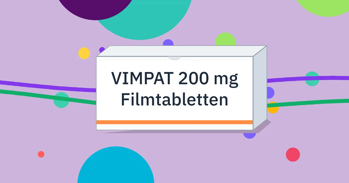 Symbolbild: Packung mit der Aufschrift VIMPAT 200 mg Filmtabletten (PZN 09468466) – Verfügbarkeit und Bezug in Apotheken in Frankfurt am Main