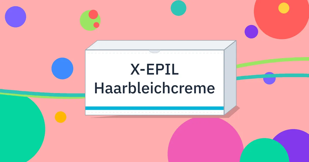 Symbolbild: Packung mit der Aufschrift X-EPIL Haarbleichcreme (PZN 01528507) – Verfügbarkeit und Bezug in Apotheken in Frankfurt am Main