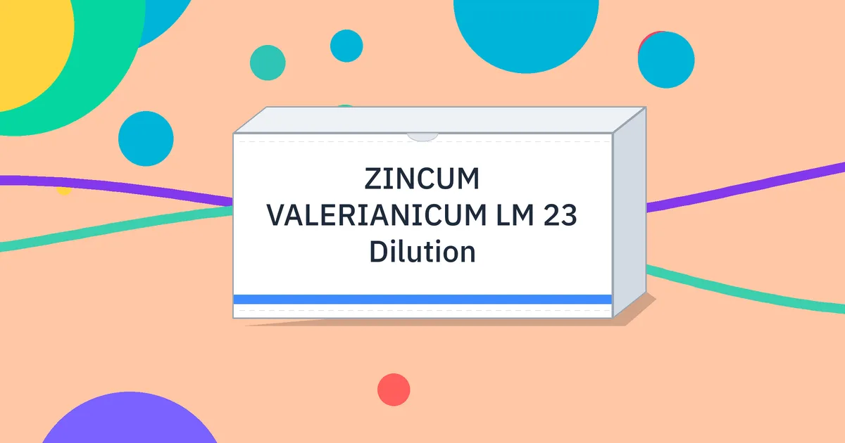 Symbolbild: Packung mit der Aufschrift ZINCUM VALERIANICUM LM 23 Dilution (PZN 13301128) – Verfügbarkeit und Bezug in Apotheken in Frankfurt am Main