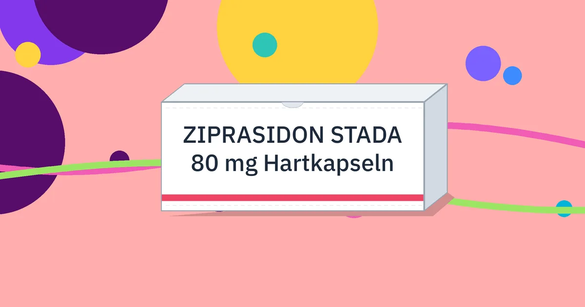 Symbolbild: Packung mit der Aufschrift ZIPRASIDON STADA 80 mg Hartkapseln (PZN 13579438) – Verfügbarkeit und Bezug in Apotheken in Frankfurt am Main