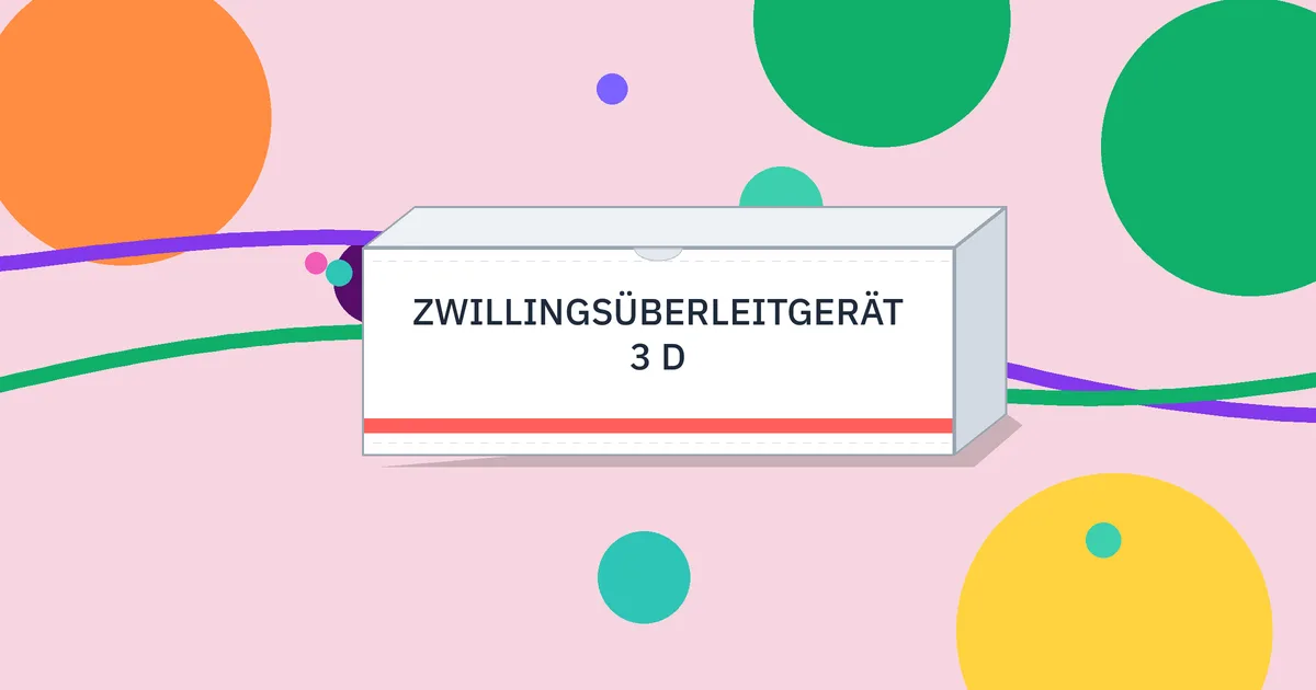Symbolbild: Packung mit der Aufschrift ZWILLINGSÜBERLEITGERÄT 3 D (PZN 00891571) – Verfügbarkeit und Bezug in Apotheken in Frankfurt am Main