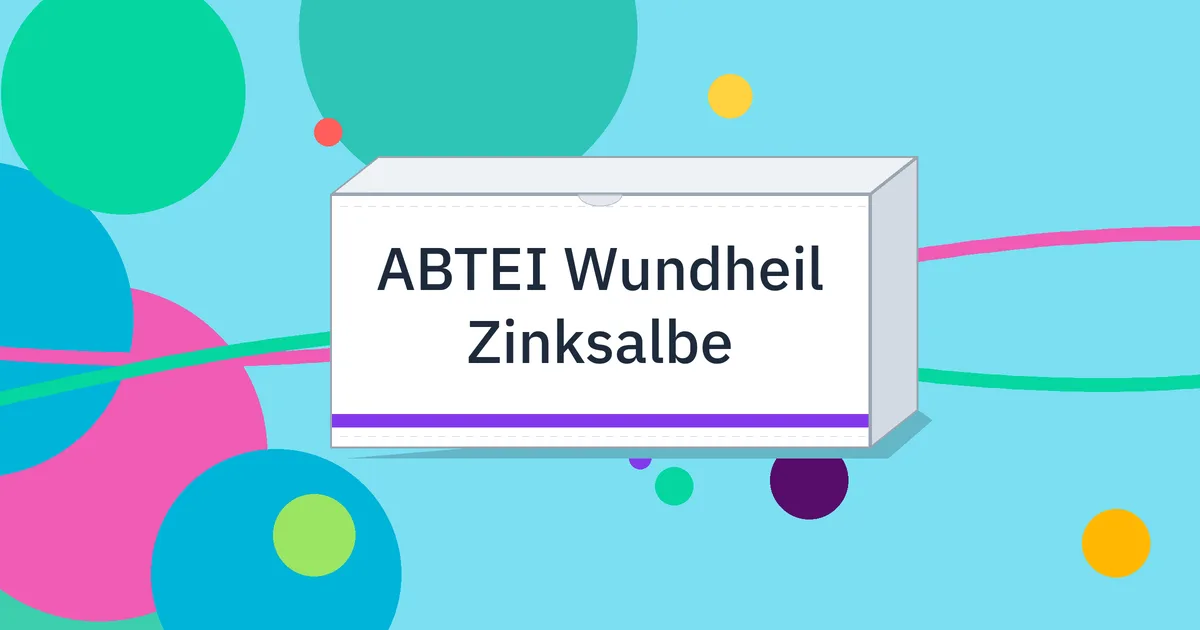 Symbolbild: Packung mit der Aufschrift ABTEI Wundheil Zinksalbe (PZN 04983442) – Verfügbarkeit und Bezug in Apotheken in Frankfurt am Main