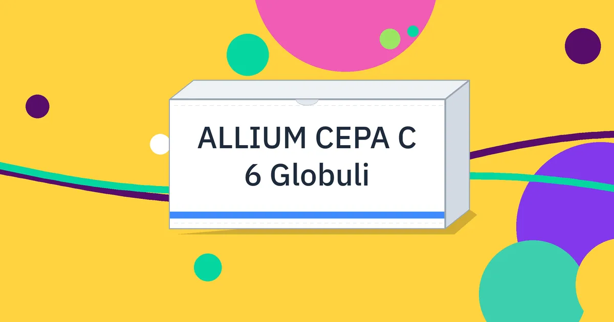 Symbolbild: Packung mit der Aufschrift ALLIUM CEPA C 6 Globuli (PZN 04202396) – Verfügbarkeit und Bezug in Apotheken in Frankfurt am Main