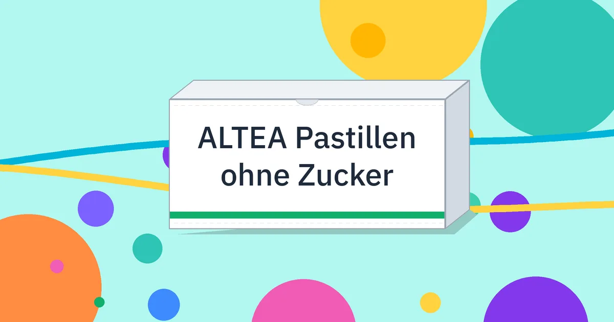 Symbolbild: Packung mit der Aufschrift ALTEA Pastillen ohne Zucker (PZN 03527995) – Verfügbarkeit und Bezug in Apotheken in Frankfurt am Main