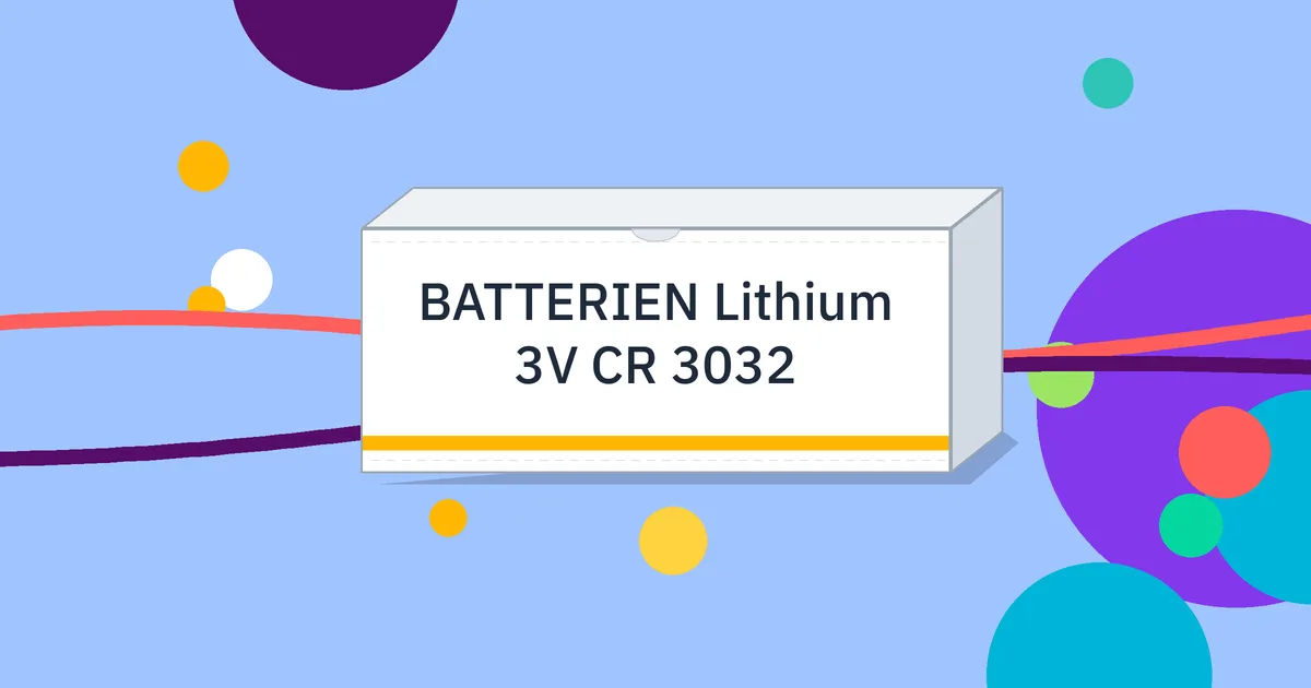 Symbolbild: Packung mit der Aufschrift BATTERIEN Lithium 3V CR 3032 (PZN 00886707) – Verfügbarkeit und Bezug in Apotheken in Frankfurt am Main