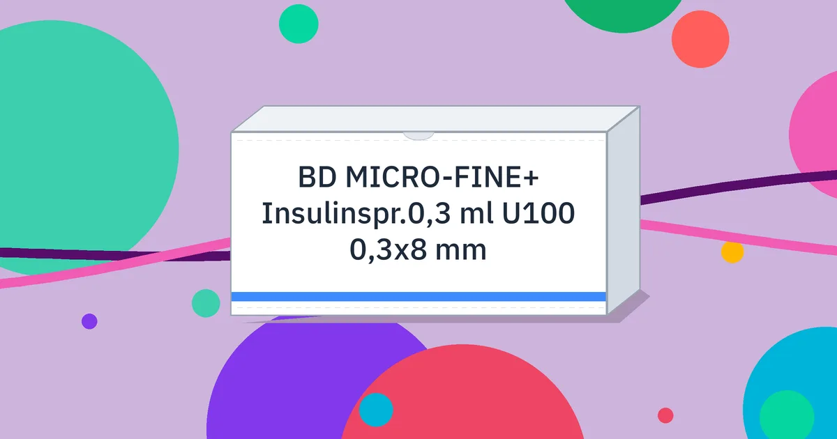 Symbolbild: Packung mit der Aufschrift BD MICRO-FINE+ Insulinspr.0,3 ml U100 0,3x8 mm (PZN 18100133) – Verfügbarkeit und Bezug in Apotheken in Frankfurt am Main