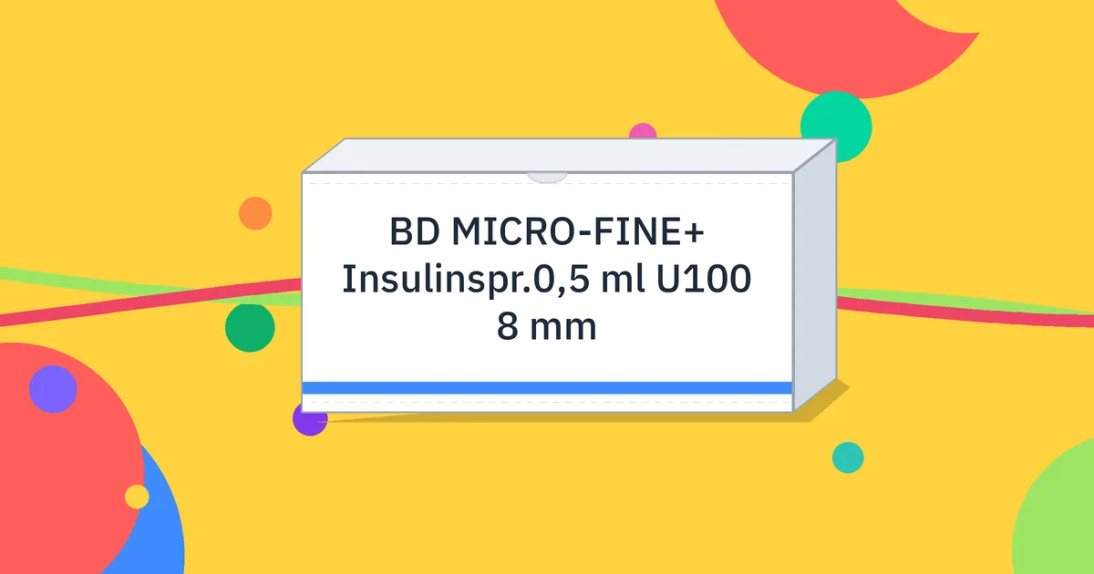 Symbolbild: Packung mit der Aufschrift BD MICRO-FINE+ Insulinspr.0,5 ml U100 8 mm (PZN 18100127) – Verfügbarkeit und Bezug in Apotheken in Frankfurt am Main