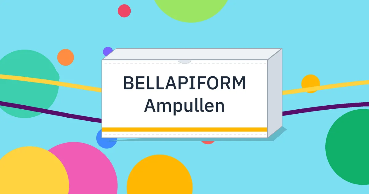 Symbolbild: Packung mit der Aufschrift BELLAPIFORM Ampullen (PZN 04189388) – Verfügbarkeit und Bezug in Apotheken in Frankfurt am Main