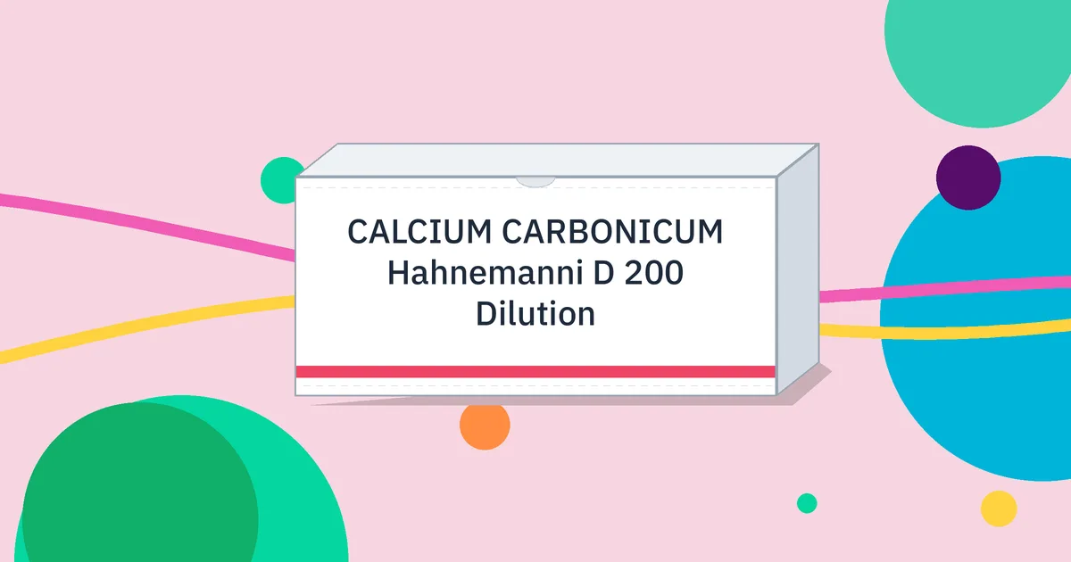 Symbolbild: Packung mit der Aufschrift CALCIUM CARBONICUM Hahnemanni D 200 Dilution (PZN 04208660) – Verfügbarkeit und Bezug in Apotheken in Frankfurt am Main