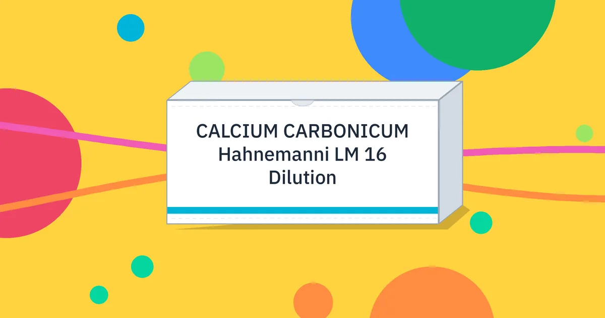 Symbolbild: Packung mit der Aufschrift CALCIUM CARBONICUM Hahnemanni LM 16 Dilution (PZN 12803543) – Verfügbarkeit und Bezug in Apotheken in Frankfurt am Main
