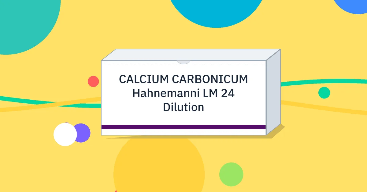 Symbolbild: Packung mit der Aufschrift CALCIUM CARBONICUM Hahnemanni LM 24 Dilution (PZN 07539446) – Verfügbarkeit und Bezug in Apotheken in Frankfurt am Main
