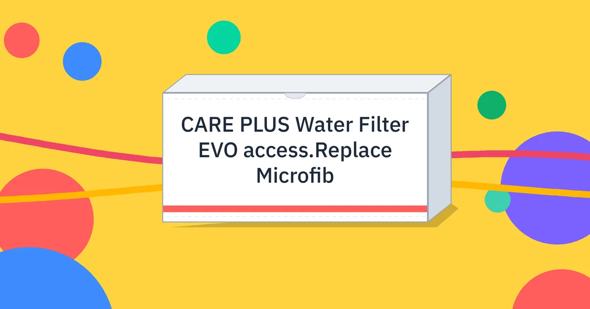 Symbolbild: Packung mit der Aufschrift CARE PLUS Water Filter EVO access.Replace Microfib (PZN 19753475) – Verfügbarkeit und Bezug in Apotheken in Frankfurt am Main