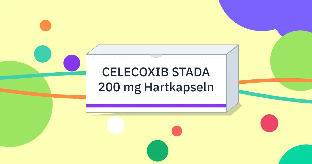 Symbolbild: Packung mit der Aufschrift CELECOXIB STADA 200 mg Hartkapseln (PZN 10525086) – Verfügbarkeit und Bezug in Apotheken in Frankfurt am Main