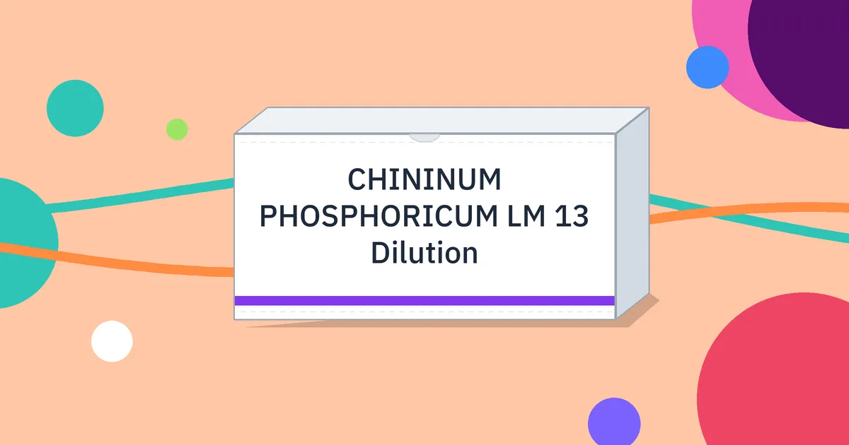 Symbolbild: Packung mit der Aufschrift CHININUM PHOSPHORICUM LM 13 Dilution (PZN 15867101) – Verfügbarkeit und Bezug in Apotheken in Frankfurt am Main