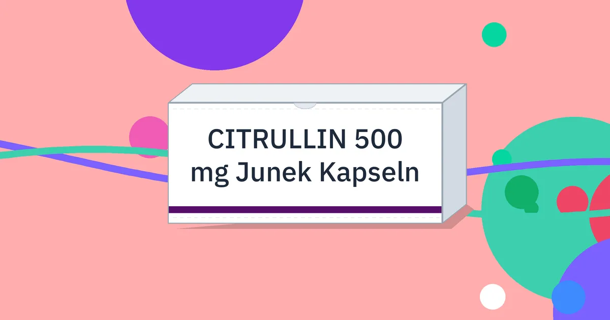 Symbolbild: Packung mit der Aufschrift CITRULLIN 500 mg Junek Kapseln (PZN 07072534) – Verfügbarkeit und Bezug in Apotheken in Frankfurt am Main