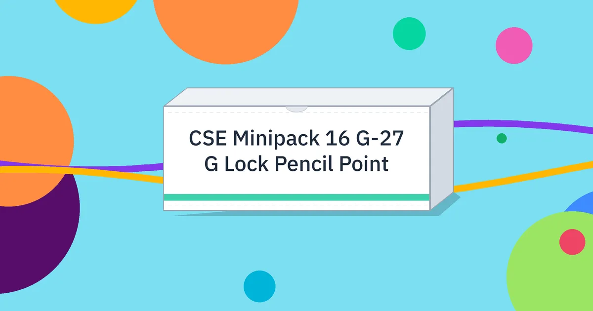 Symbolbild: Packung mit der Aufschrift CSE Minipack 16 G-27 G Lock Pencil Point (PZN 09216799) – Verfügbarkeit und Bezug in Apotheken in Frankfurt am Main