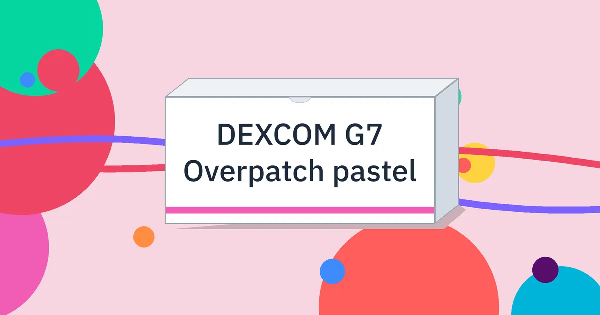 Symbolbild: Packung mit der Aufschrift DEXCOM G7 Overpatch pastel (PZN 19866280) – Verfügbarkeit und Bezug in Apotheken in Frankfurt am Main