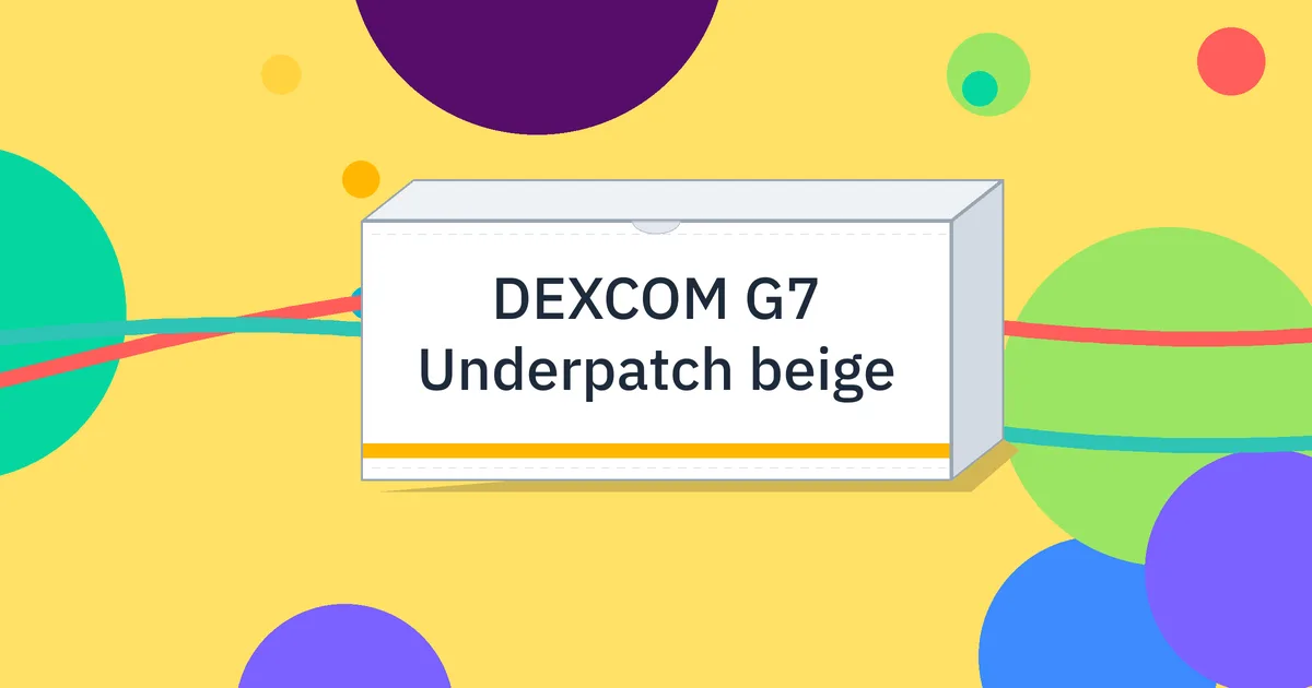Symbolbild: Packung mit der Aufschrift DEXCOM G7 Underpatch beige (PZN 19866877) – Verfügbarkeit und Bezug in Apotheken in Frankfurt am Main