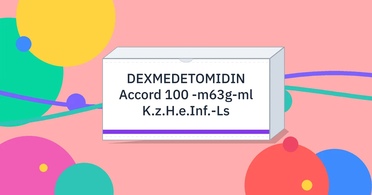 Symbolbild: Packung mit der Aufschrift DEXMEDETOMIDIN Accord 100 -m63g-ml K.z.H.e.Inf.-Ls (PZN 16633977) – Verfügbarkeit und Bezug in Apotheken in Frankfurt am Main