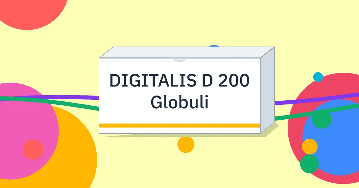 Symbolbild: Packung mit der Aufschrift DIGITALIS D 200 Globuli (PZN 16695180) – Verfügbarkeit und Bezug in Apotheken in Frankfurt am Main