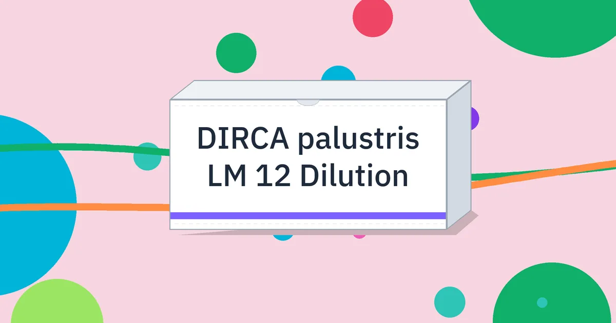 Symbolbild: Packung mit der Aufschrift DIRCA palustris LM 12 Dilution (PZN 13465634) – Verfügbarkeit und Bezug in Apotheken in Frankfurt am Main