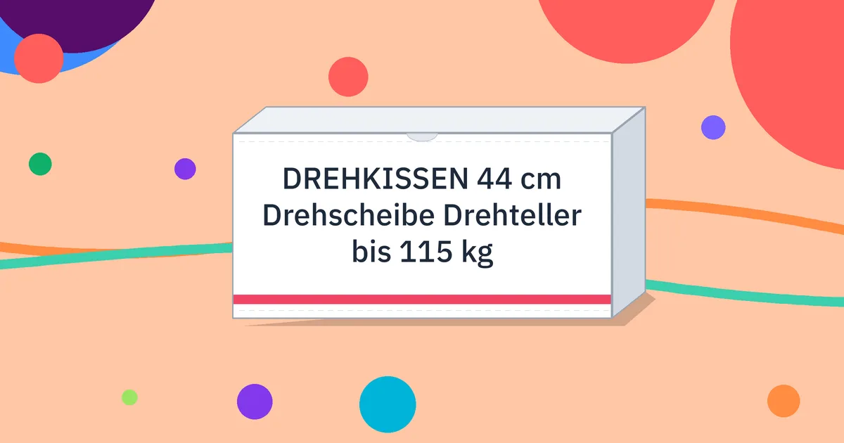 Symbolbild: Packung mit der Aufschrift DREHKISSEN 44 cm Drehscheibe Drehteller bis 115 kg (PZN 11023671) – Verfügbarkeit und Bezug in Apotheken in Frankfurt am Main