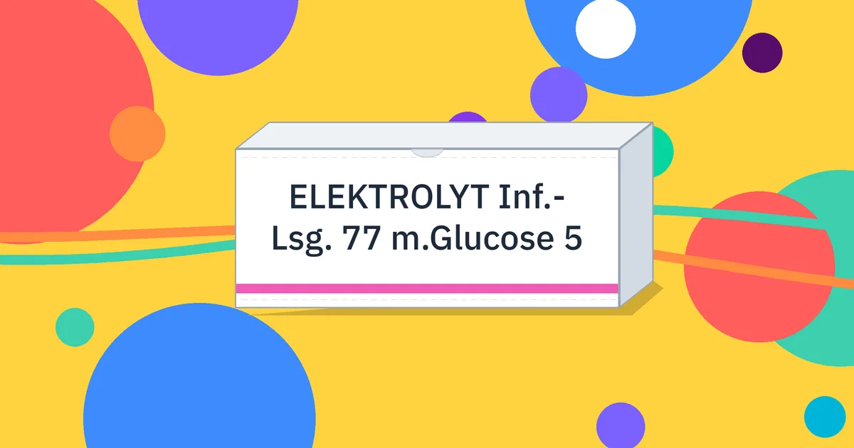 Symbolbild: Packung mit der Aufschrift ELEKTROLYT Inf.-Lsg. 77 m.Glucose 5 (PZN 07510721) – Verfügbarkeit und Bezug in Apotheken in Frankfurt am Main