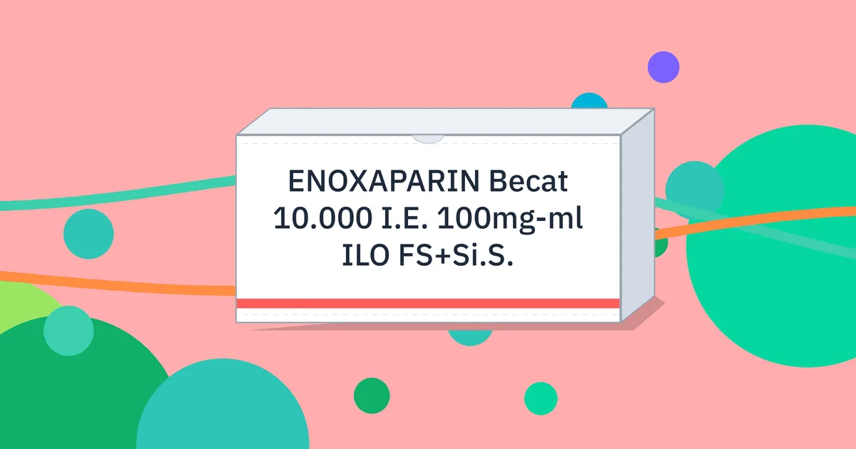 Symbolbild: Packung mit der Aufschrift ENOXAPARIN Becat 10.000 I.E. 100mg-ml ILO FS+Si.S. (PZN 13509171) – Verfügbarkeit und Bezug in Apotheken in Frankfurt am Main