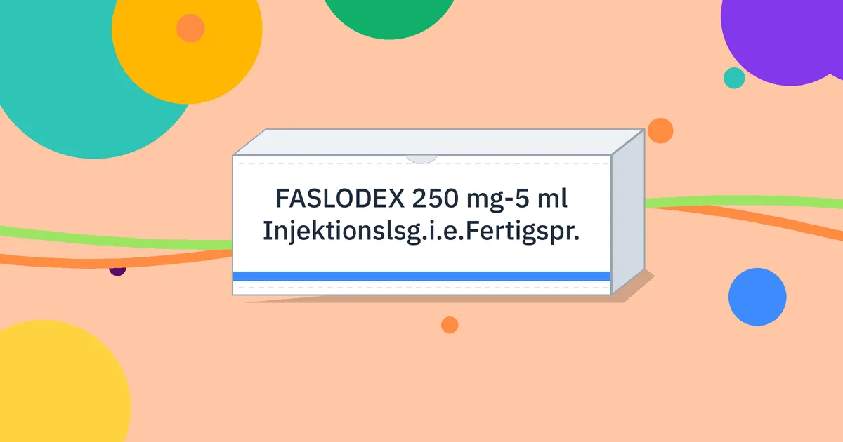 Symbolbild: Packung mit der Aufschrift FASLODEX 250 mg-5 ml Injektionslsg.i.e.Fertigspr. (PZN 11344955) – Verfügbarkeit und Bezug in Apotheken in Frankfurt am Main