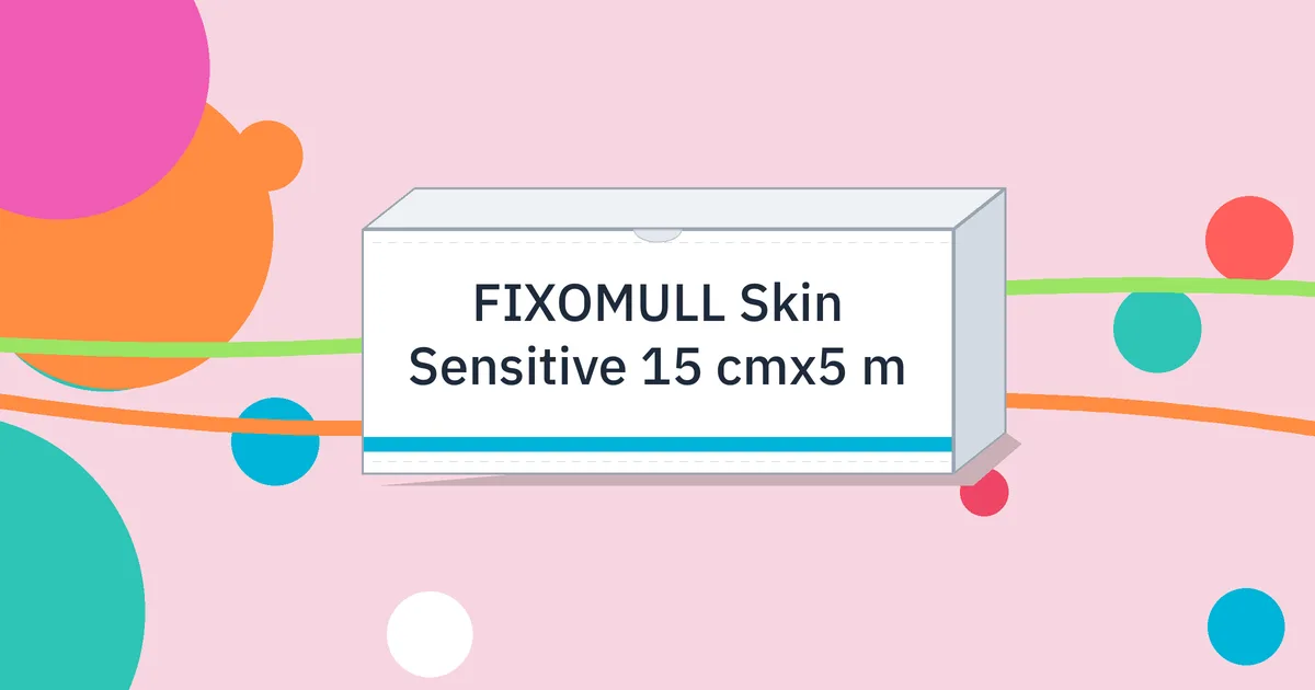 Symbolbild: Packung mit der Aufschrift FIXOMULL Skin Sensitive 15 cmx5 m (PZN 20174587) – Verfügbarkeit und Bezug in Apotheken in Frankfurt am Main