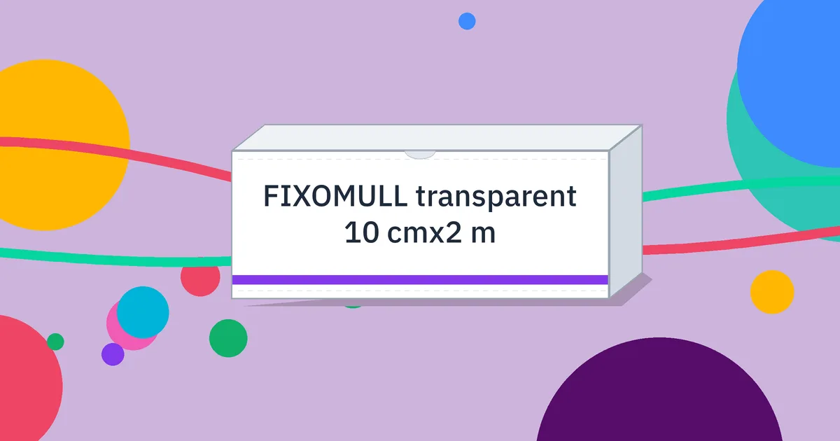 Symbolbild: Packung mit der Aufschrift FIXOMULL transparent 10 cmx2 m (PZN 07524634) – Verfügbarkeit und Bezug in Apotheken in Frankfurt am Main