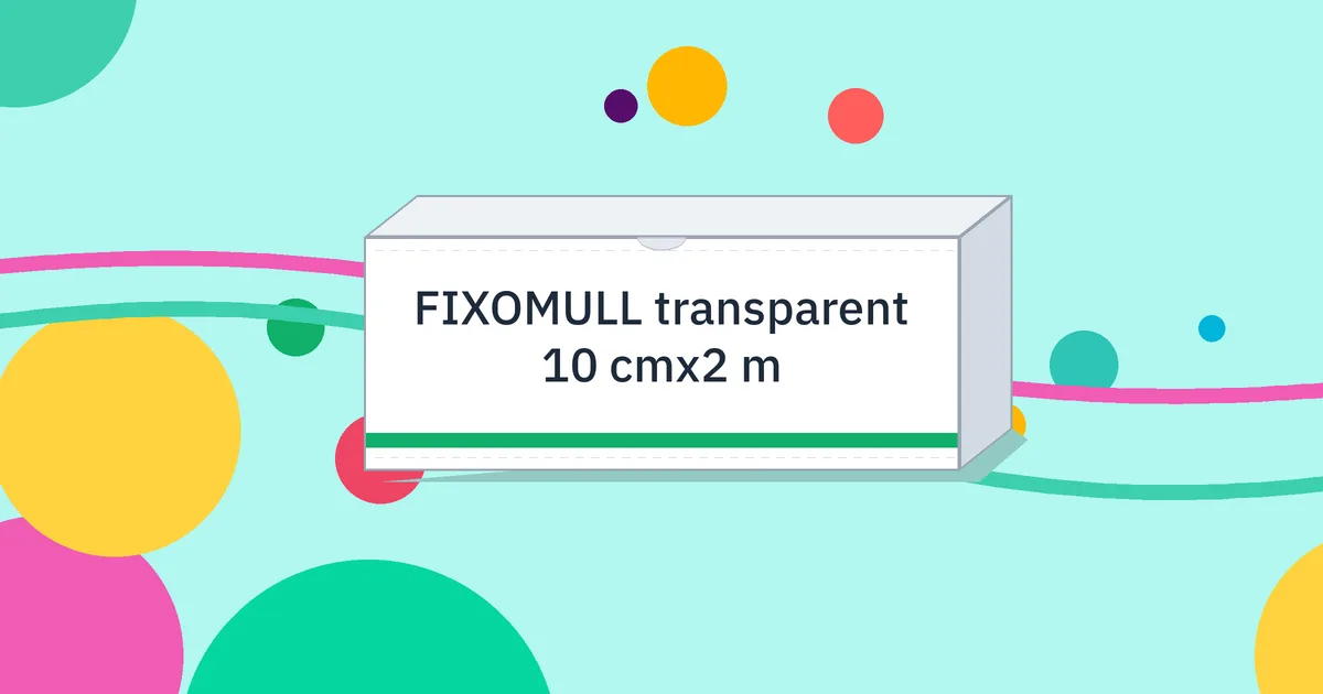 Symbolbild: Packung mit der Aufschrift FIXOMULL transparent 10 cmx2 m (PZN 00630787) – Verfügbarkeit und Bezug in Apotheken in Frankfurt am Main