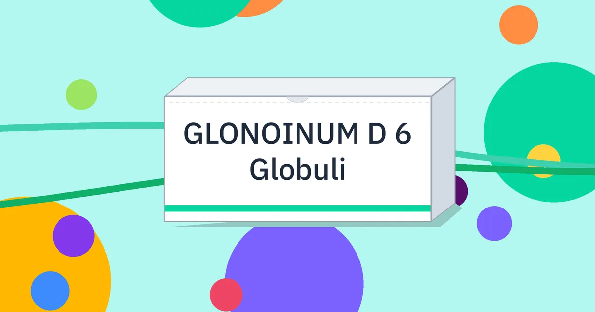 Symbolbild: Packung mit der Aufschrift GLONOINUM D 6 Globuli (PZN 07168837) – Verfügbarkeit und Bezug in Apotheken in Frankfurt am Main