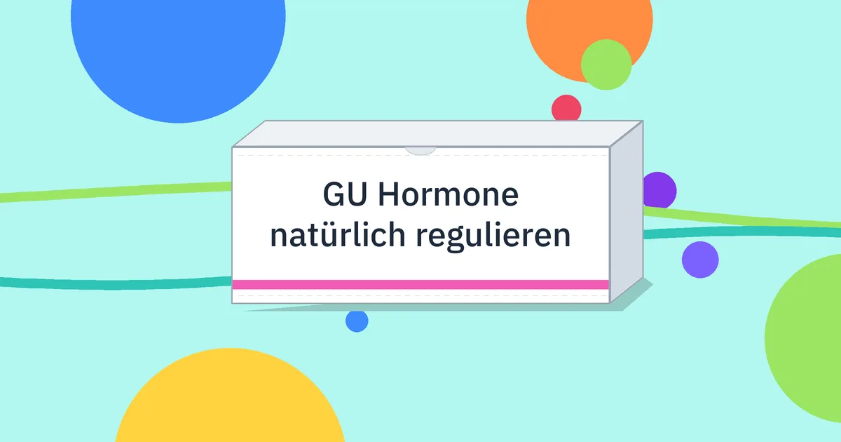 Symbolbild: Packung mit der Aufschrift GU Hormone natürlich regulieren (PZN 15196954) – Verfügbarkeit und Bezug in Apotheken in Frankfurt am Main