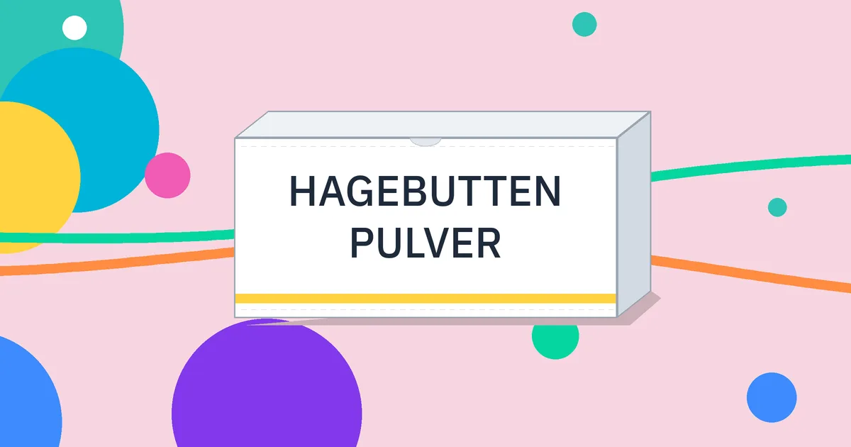 Symbolbild: Packung mit der Aufschrift HAGEBUTTEN PULVER (PZN 02887970) – Verfügbarkeit und Bezug in Apotheken in Frankfurt am Main