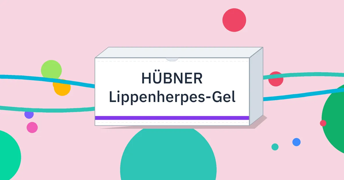 Symbolbild: Packung mit der Aufschrift HÜBNER Lippenherpes-Gel (PZN 20038513) – Verfügbarkeit und Bezug in Apotheken in Frankfurt am Main