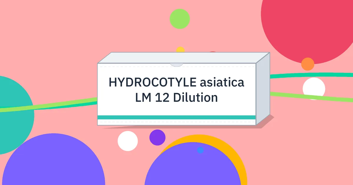 Symbolbild: Packung mit der Aufschrift HYDROCOTYLE asiatica LM 12 Dilution (PZN 13556762) – Verfügbarkeit und Bezug in Apotheken in Frankfurt am Main