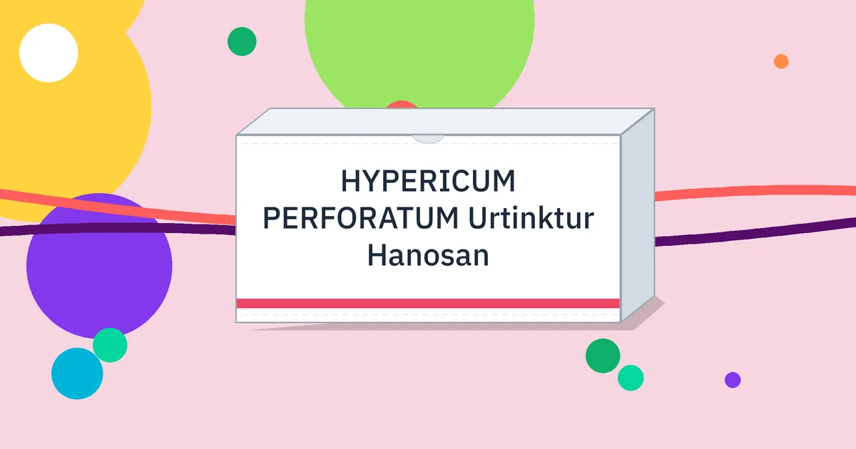 Symbolbild: Packung mit der Aufschrift HYPERICUM PERFORATUM Urtinktur Hanosan (PZN 07431594) – Verfügbarkeit und Bezug in Apotheken in Frankfurt am Main