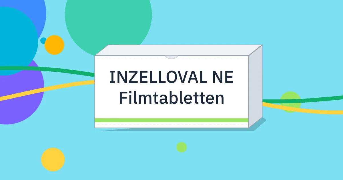 Symbolbild: Packung mit der Aufschrift INZELLOVAL NE Filmtabletten (PZN 07618329) – Verfügbarkeit und Bezug in Apotheken in Frankfurt am Main