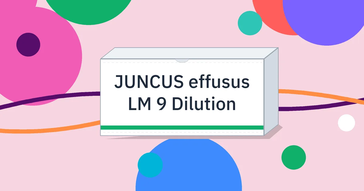 Symbolbild: Packung mit der Aufschrift JUNCUS effusus LM 9 Dilution (PZN 13564129) – Verfügbarkeit und Bezug in Apotheken in Frankfurt am Main