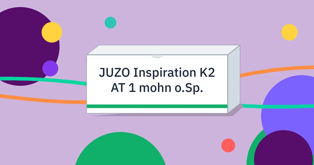Symbolbild: Packung mit der Aufschrift JUZO Inspiration K2 AT 1 mohn o.Sp. (PZN 14925954) – Verfügbarkeit und Bezug in Apotheken in Frankfurt am Main