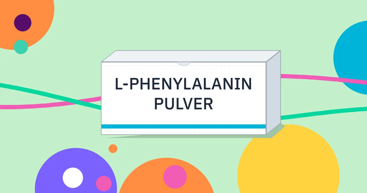 Symbolbild: Packung mit der Aufschrift L-PHENYLALANIN PULVER (PZN 01003992) – Verfügbarkeit und Bezug in Apotheken in Frankfurt am Main