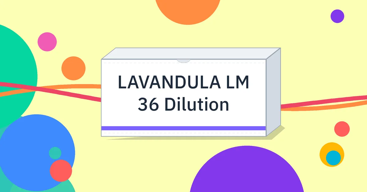 Symbolbild: Packung mit der Aufschrift LAVANDULA LM 36 Dilution (PZN 12929994) – Verfügbarkeit und Bezug in Apotheken in Frankfurt am Main