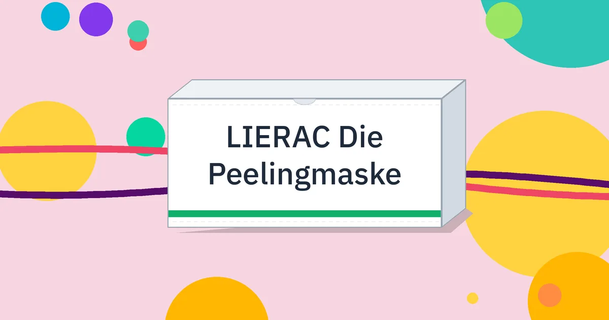Symbolbild: Packung mit der Aufschrift LIERAC Die Peelingmaske (PZN 18240880) – Verfügbarkeit und Bezug in Apotheken in Frankfurt am Main