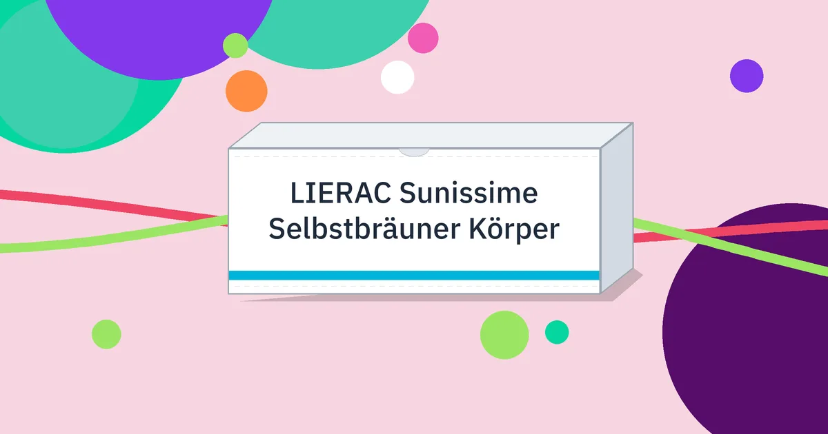 Symbolbild: Packung mit der Aufschrift LIERAC Sunissime Selbstbräuner Körper (PZN 19778848) – Verfügbarkeit und Bezug in Apotheken in Frankfurt am Main