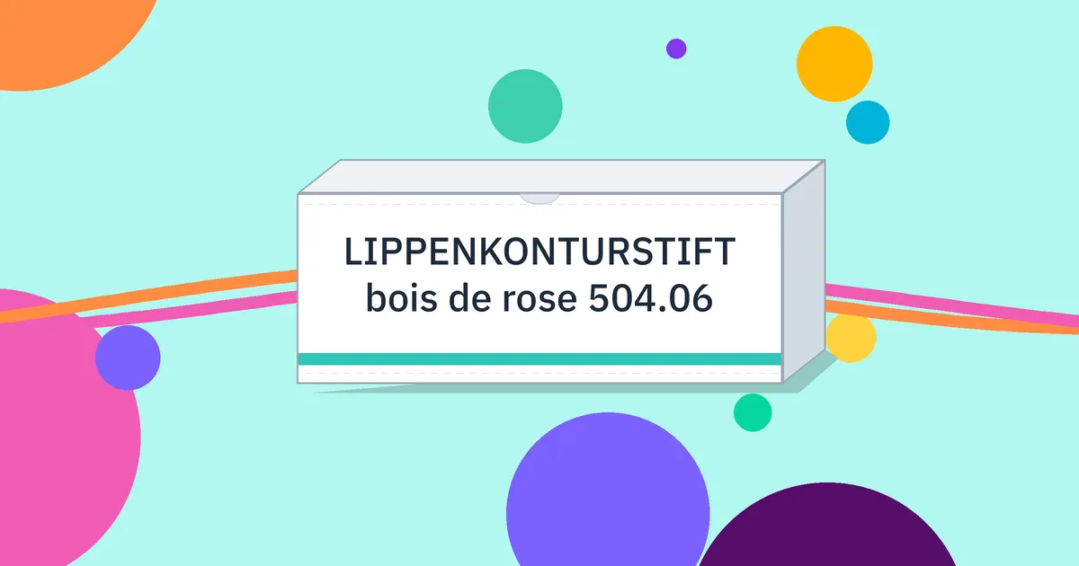 Symbolbild: Packung mit der Aufschrift LIPPENKONTURSTIFT bois de rose 504.06 (PZN 16731711) – Verfügbarkeit und Bezug in Apotheken in Frankfurt am Main
