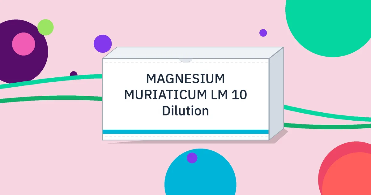 Symbolbild: Packung mit der Aufschrift MAGNESIUM MURIATICUM LM 10 Dilution (PZN 12938823) – Verfügbarkeit und Bezug in Apotheken in Frankfurt am Main