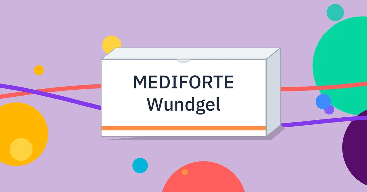 Symbolbild: Packung mit der Aufschrift MEDIFORTE Wundgel (PZN 19556533) – Verfügbarkeit und Bezug in Apotheken in Frankfurt am Main